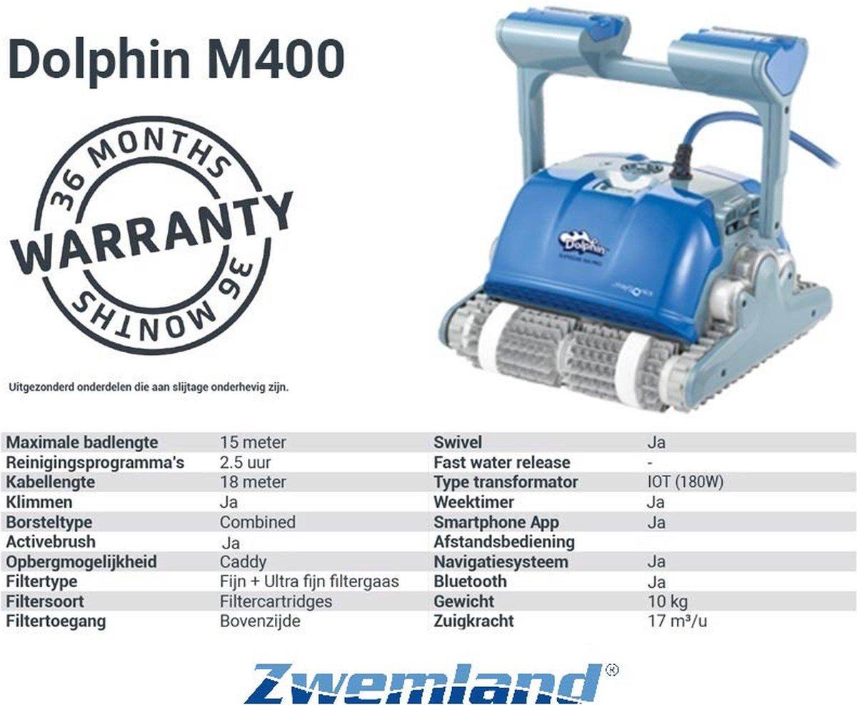 Dolphin M400 zwembadrobot/reiniger - JDL zwembaden